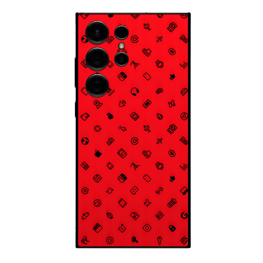 Redcode icons Mobile Skin – Wrap.Pk