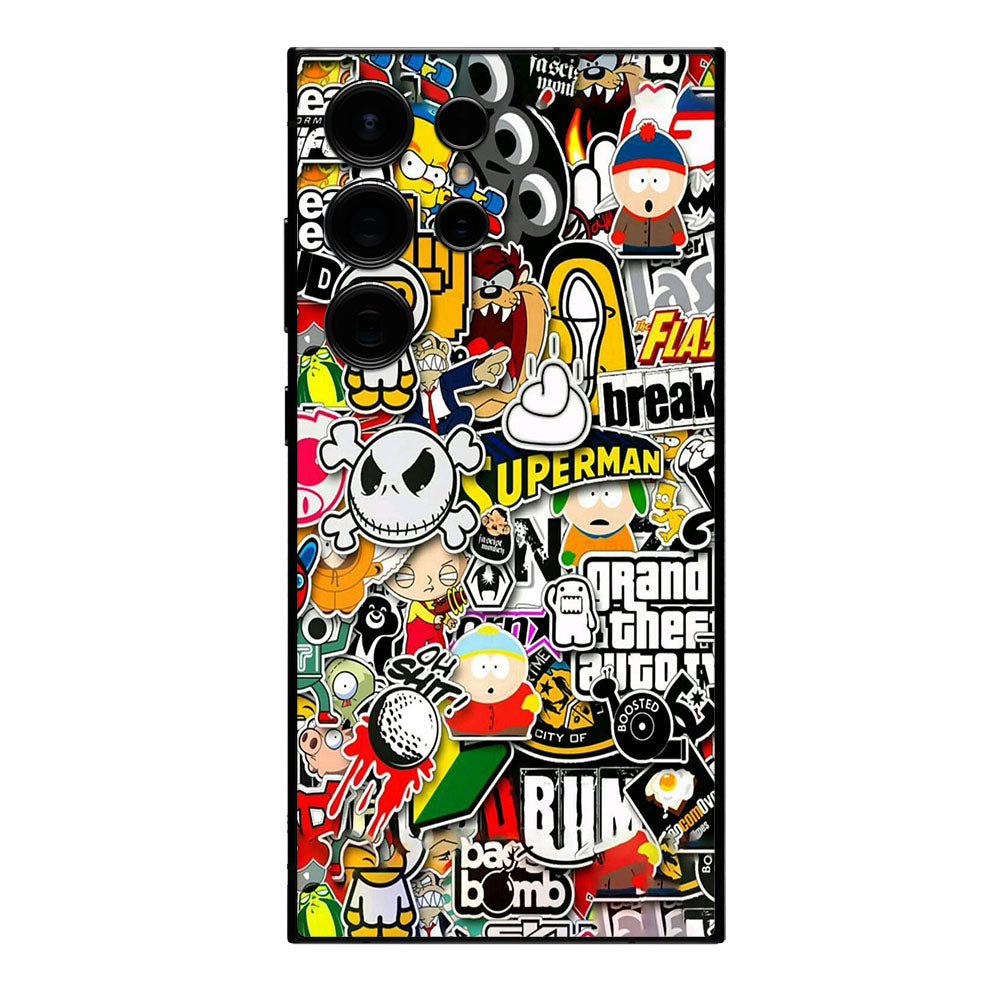 STICKER ART CARTOONS MOBILE SKIN – Wrap.Pk